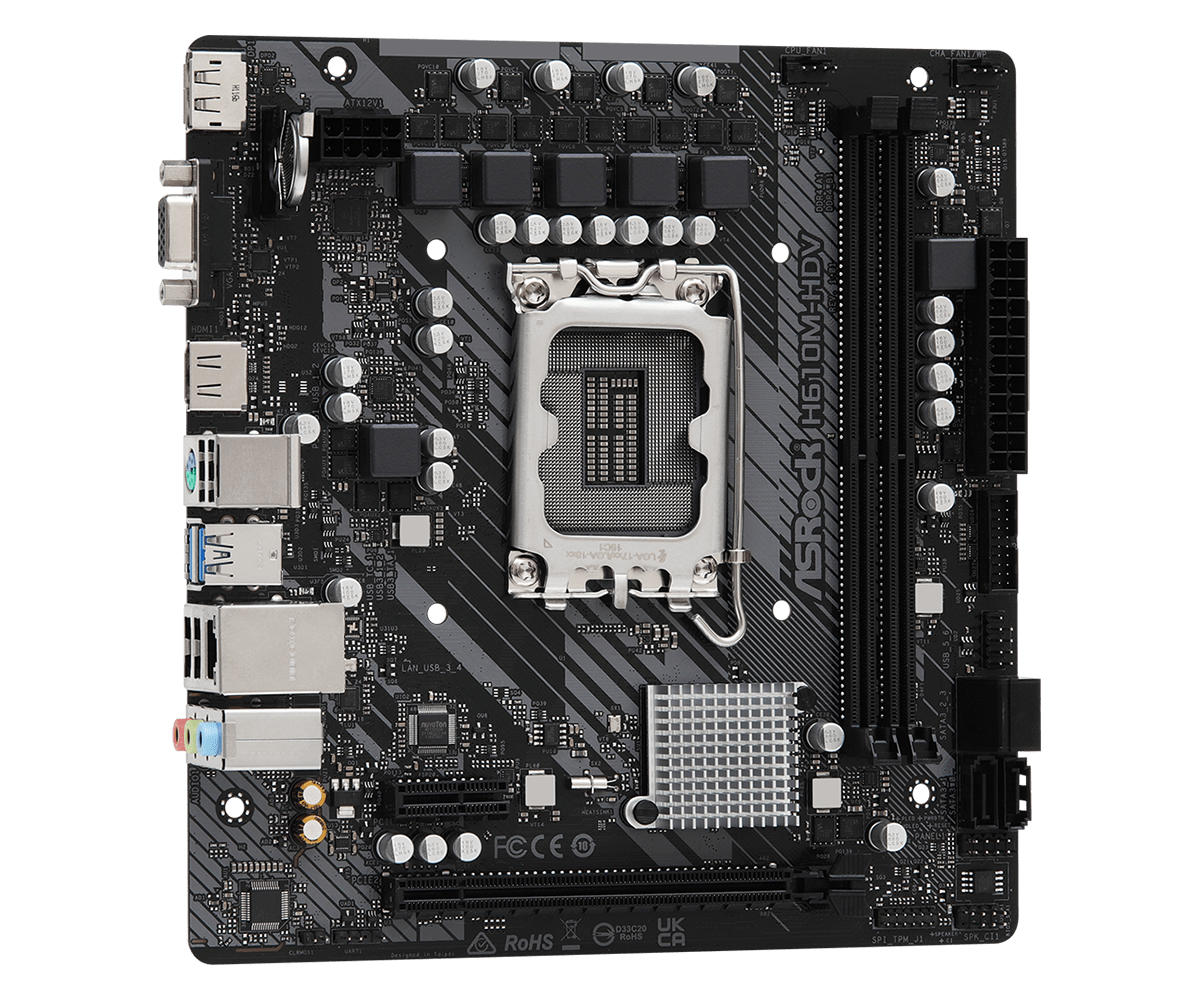 华擎科技 > H610M-HDV