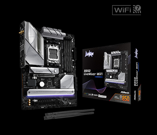 ASRock NEW AMD B850 SERIES MOTHERBOARDS